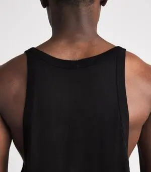 Rick Owens Wool-silk Pony Tank Top - Black