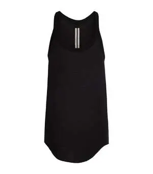 Rick Owens Wool-silk Pony Tank Top - Black