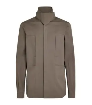 Rick Owens High-neck Overshirt