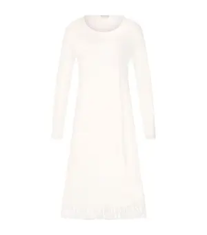 Hanro Cotton Long-sleeve Nightdress