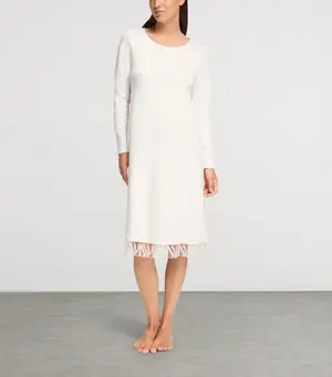 Hanro Cotton Long-sleeve Nightdress
