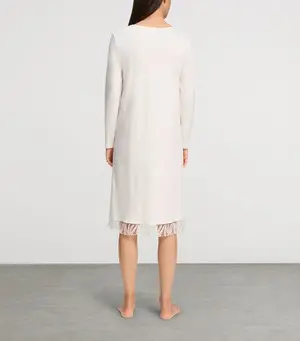 Hanro Cotton Long-sleeve Nightdress