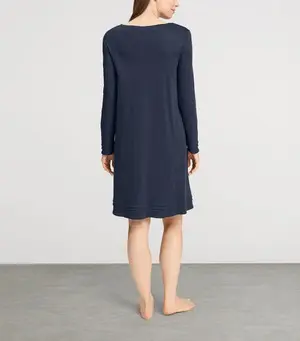 Hanro Cotton Long-sleeve Nightdress