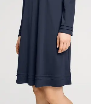 Hanro Cotton Long-sleeve Nightdress