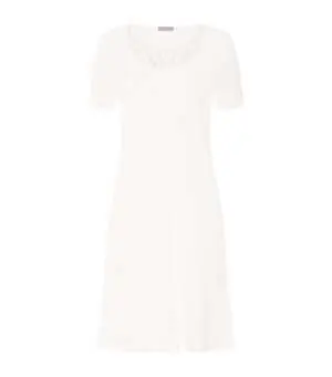 Hanro Cotton Short-sleeve Rosaria Nightdress