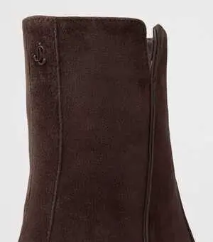 JIMMY CHOO Eliot 45 Suede Ankle Boots