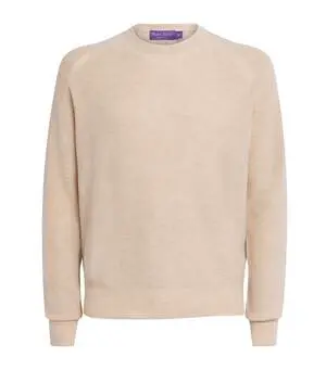 Ralph Lauren Purple Label Cashmere Crew-neck Sweater - Beige