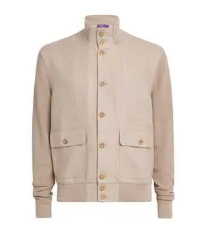 Ralph Lauren Purple Label Silk-cotton Hybrid Jacket