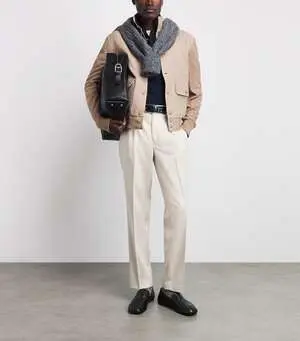 Ralph Lauren Purple Label Silk-cotton Hybrid Jacket