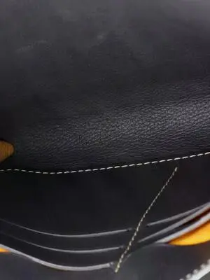 Goyard Chypre Wallet On Strap Coated Canvas With Leather Crossbody Bag
