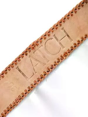 LATCH Woven Whipstitch-trim Belt - Neutrals