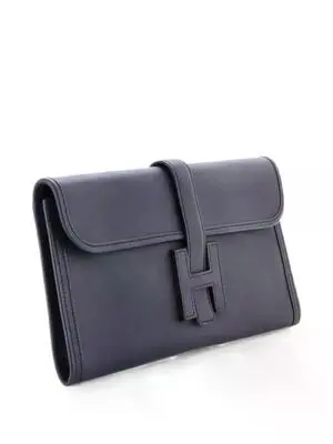 Hermès Jige Elan Swift 29 Clutch Bag - Blue
