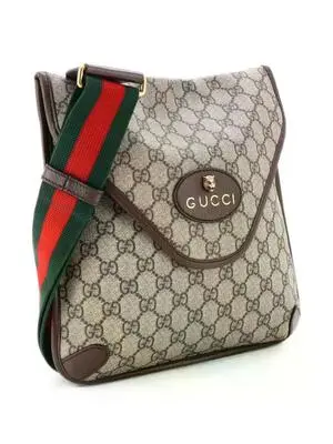Gucci Neo Vintage Envelope Messenger Gg Coated Canvas Medium Crossbody Bag