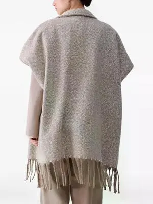 Liu Jo Long Jacquard Poncho