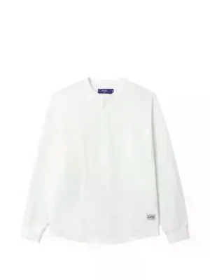 AFTERMATHS Waffle-knit Long-sleeve T-shirt - White