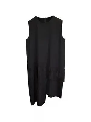 MAISON MARGIELA Asymmetric Pleated Dress - Black