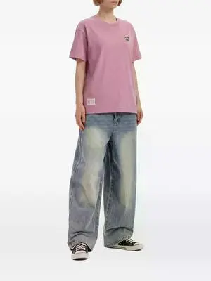 FINGERCROXX Logo-patch T-shirt - Pink