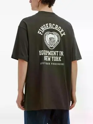 FINGERCROXX Logo-print Cotton T-shirt