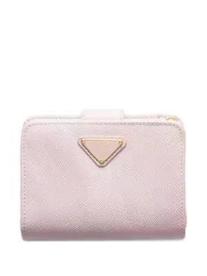 Prada Small Saffiano Leather Wallet - Pink