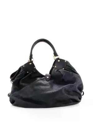 LOUIS VUITTON Xl Mahina Leather Hobo Bag - Black