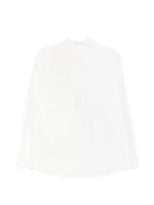 6397 Button-fastening Long-sleeve Shirt - White