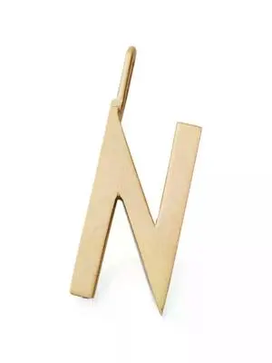 DESIGN LETTERS N Letter-pendant Necklace - Gold