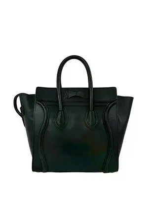 Celine 2017 Micro Smooth Calfskin Luggage Tote Bag
