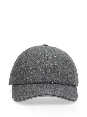 Eleventy Flecked Baseball Cap - Grey