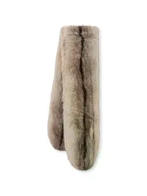 TWINSET Faux-fur Scarf - Neutrals