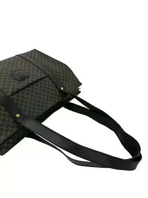 Celine 1995 Macadam Tote Bag - Brown