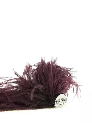 GIANLUCA CAPANNOLO Ostrich Feather Brooch