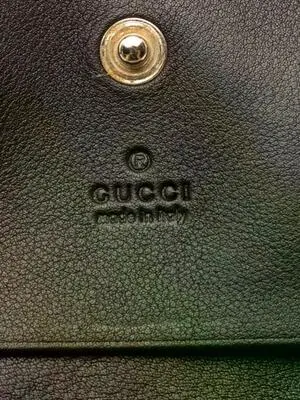 Gucci 2000-2015 Guccissima Flap Case Card Holder