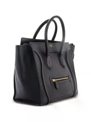 Celine Luggage Bag Smooth Leather Mini Tote