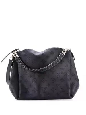 LOUIS VUITTON Babylone Handbag Mahina Leather Bb Hobo Bag