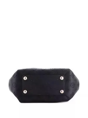 LOUIS VUITTON Mahina Leather Bb Hobo Bag - Black