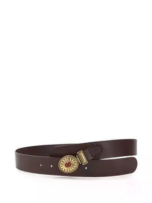 Etro Cabochon-embellished Buckle Belt - Brown