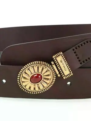 Etro Cabochon-embellished Buckle Belt