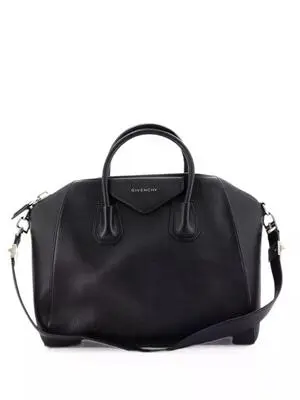Givenchy Antigona Bag Leather Medium Satchel - Black