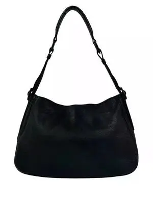 Bottega Veneta 20th Century Leather Intrecciato Strap Shoulder Bag - Black