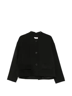 Alberto Biani Button-up Flap-pocket Jacket - Black