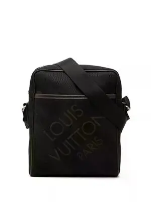 LOUIS VUITTON 2011 Damier Geant Citadin Messenger Bag Crossbody Bag - Black