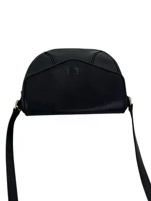 Burberry 1980-1990 Calf Leather Crossbody Bag - Black