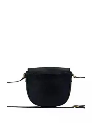 Burberry 1980-1990 Calf Leather Crossbody Bag - Black
