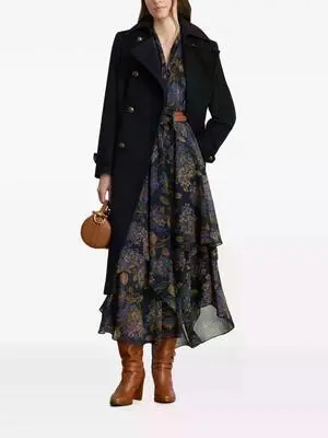 Ralph Lauren Floral Print Tiered Maxi Dress