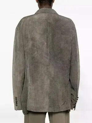 ZIGGY CHEN Pinstripe-pattern Single-breasted Jacket