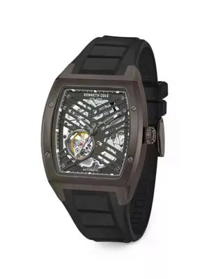 KENNETH COLE Skeleton Tonneau 43mm Watch