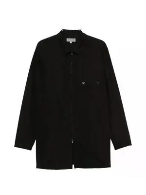 Yohji Yamamoto Zip-fastening Flap-pocket Shirt - Green