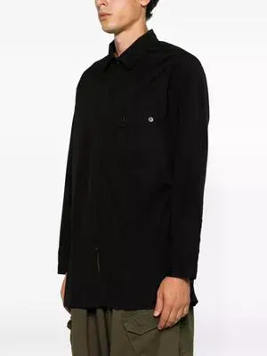 Yohji Yamamoto Zip-fastening Flap-pocket Shirt