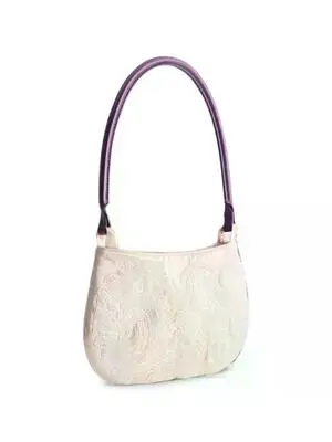 Shanghai Tang Lune Bead-embellished Shoulder Bag