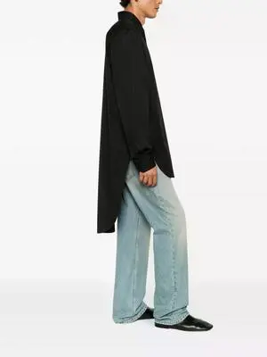 Saint Laurent High-low-hem Button-down Shirt